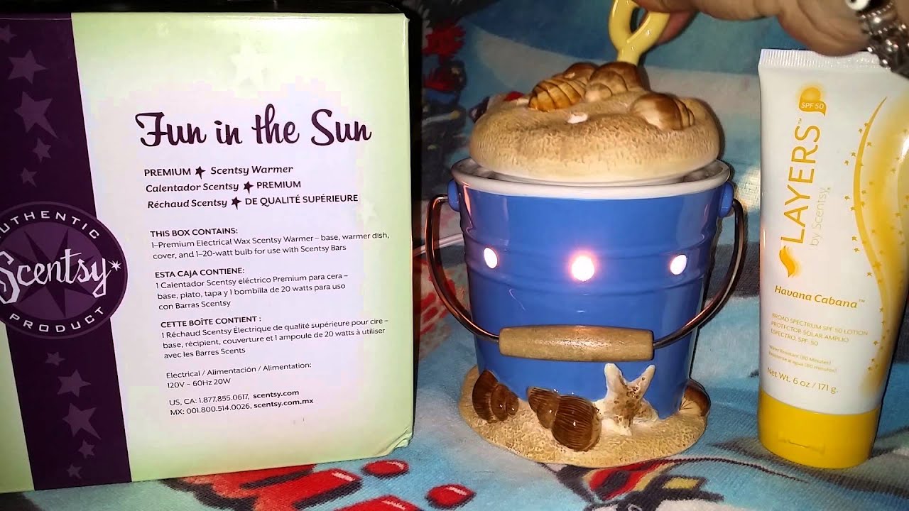 Fun In The Sun Scentsy Warmer - YouTube