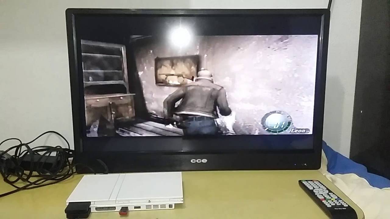 Resident Evil 4 com menu de trapaças PS2 #SpelunkaTV - YouTube