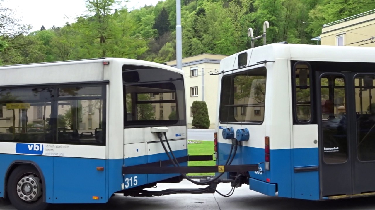 VBL Trolleybus 263 Trailer 315 - YouTube