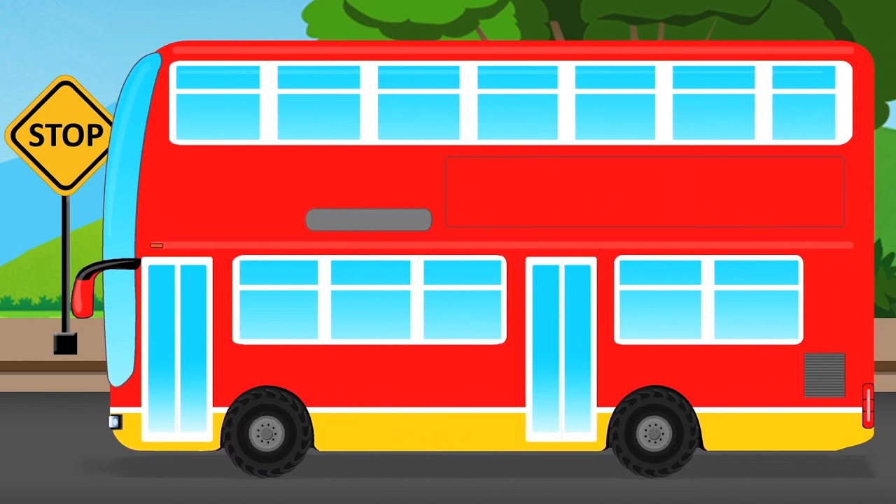 London Bus Formation & Uses, Animated Cartoon Video For Kids - YouTube