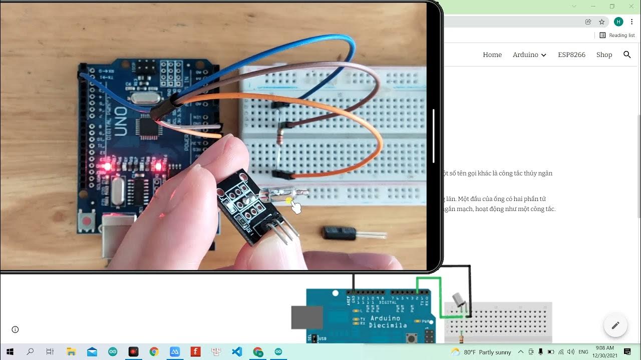 The Basic Starter Arduino UNO #8. Cảm biến rung - YouTube