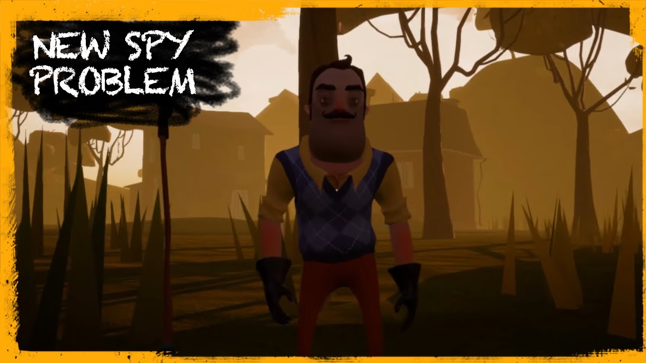 HELLO NEIGHBOR MOD KIT: NEW SPY PROBLEM - DESTROYED SPY SECRETS - YouTube