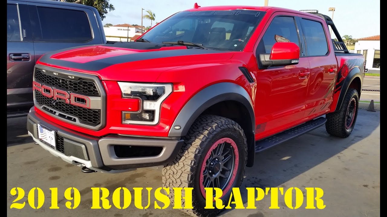2019 Roush Raptor 4x4 450 hp Carbon Fiber BFG Tires Race Red 19 Ford ...