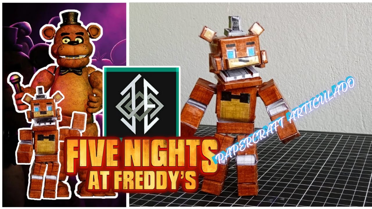 Como hacer a Freddy (Five Nights at Freddy's) |Papercraft - YouTube