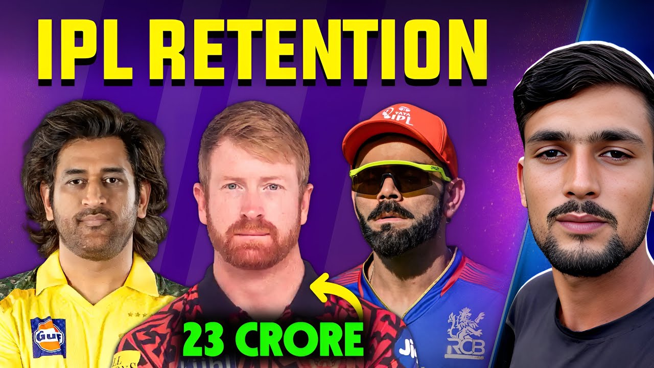 ipl 2025 retention: Virat kohli, MS dhoni, Nicholas Pooran, CSK ...