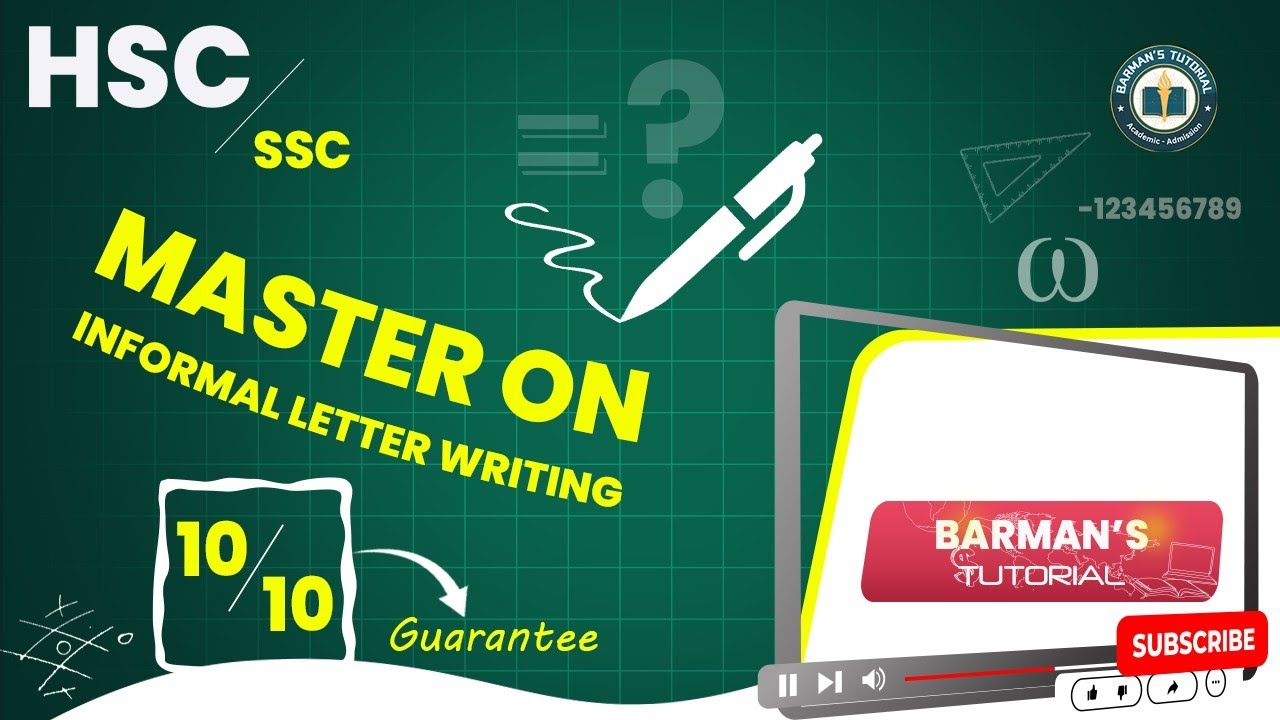 Rules of informal letter writing || HSC/SSC (2025/26) - YouTube