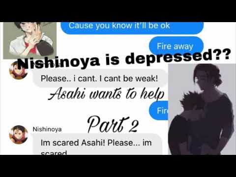 |haikyuu lyric text| Nishinoya is sad pt.2 (angst)(asanoya) - YouTube