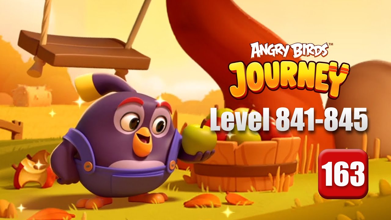 Angry Birds Journey - Part 163 - Levels 841-845 - YouTube
