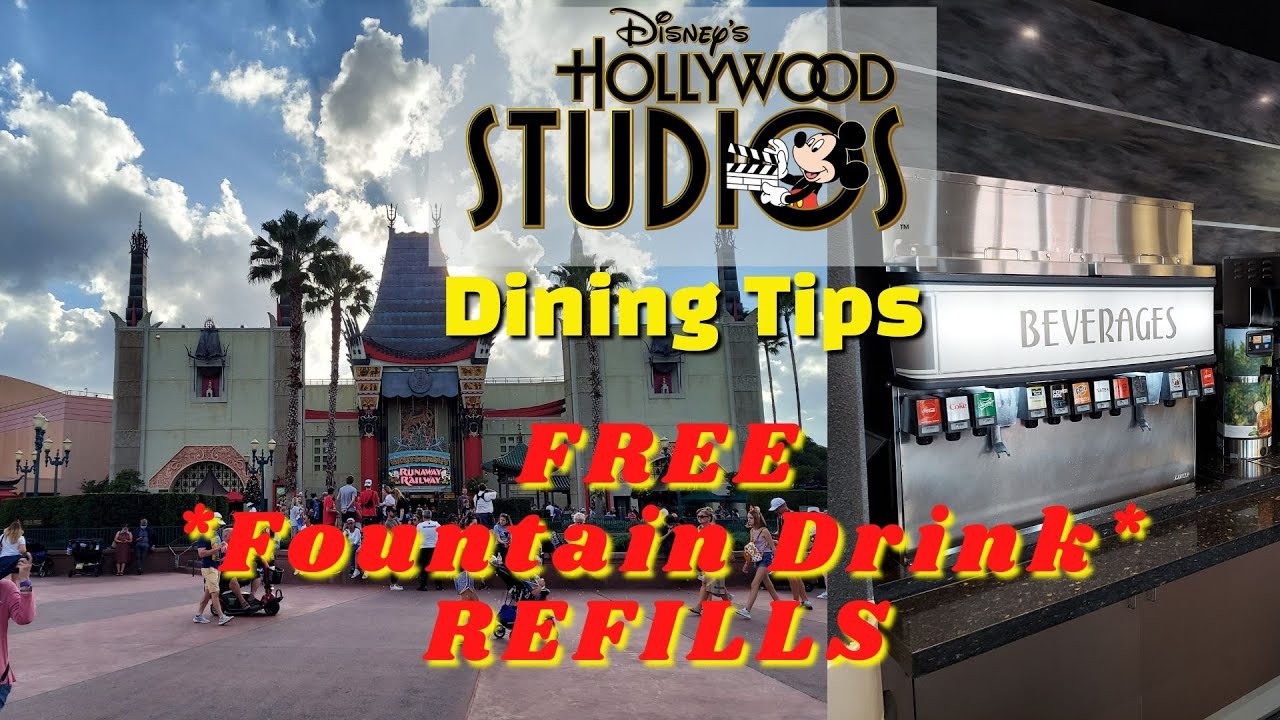 Disney Dining Tip | FREE Refills on Fountain Drinks at Hollywood ...