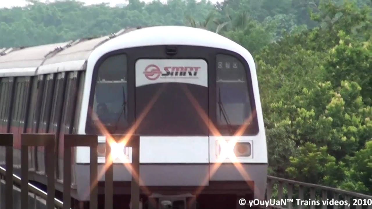 [C151 MISCOUPLED TRAIN] SMRT C151 021-123 - Arriving Khatib (Northbound ...