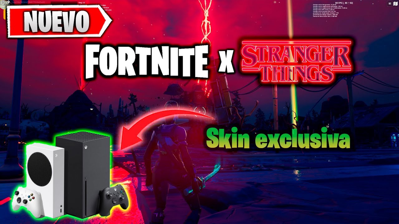 Fortnite X Stranger Things + Skin exclusiva de Xbox - YouTube