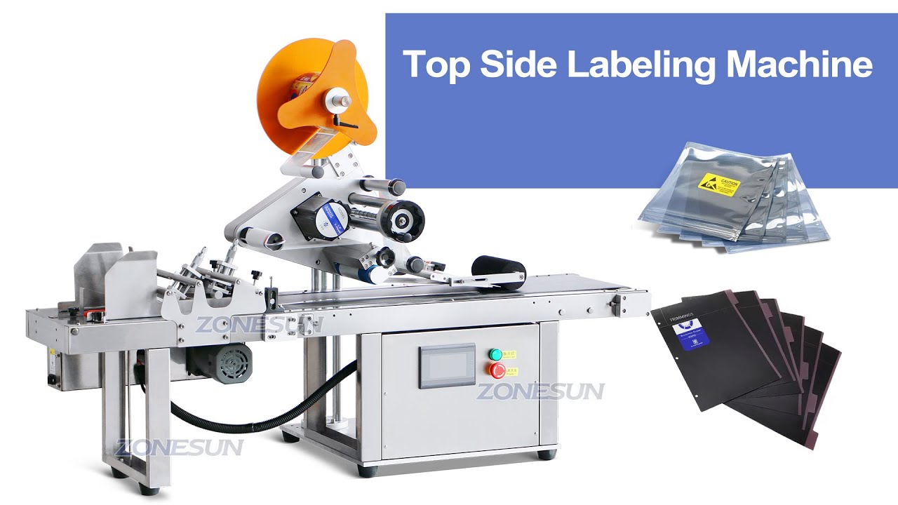 How To Use ZS-TB502P Plastic Bags Hanging Tag Top Side Label Applicator ...