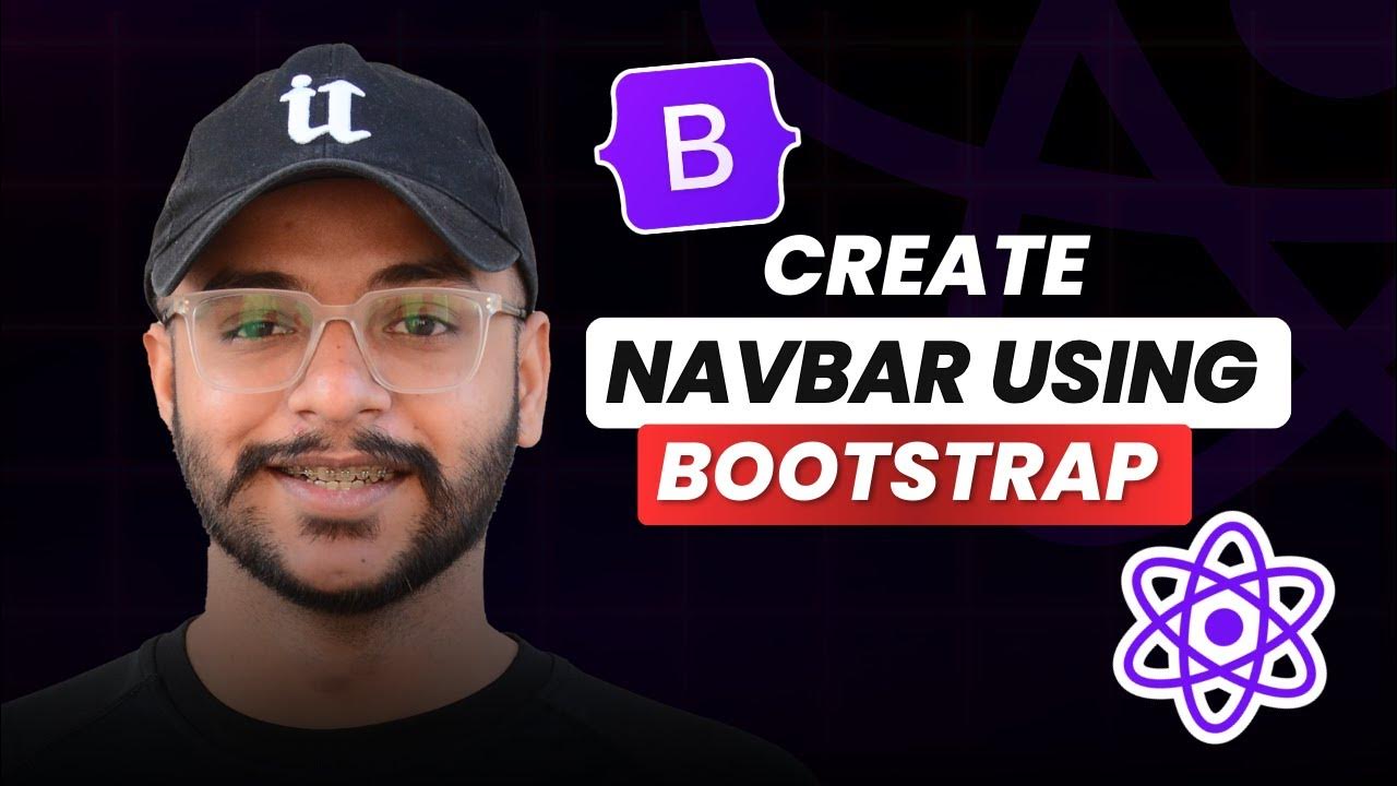 How to Create Navbar in ReactJS using React Bootstrap - YouTube