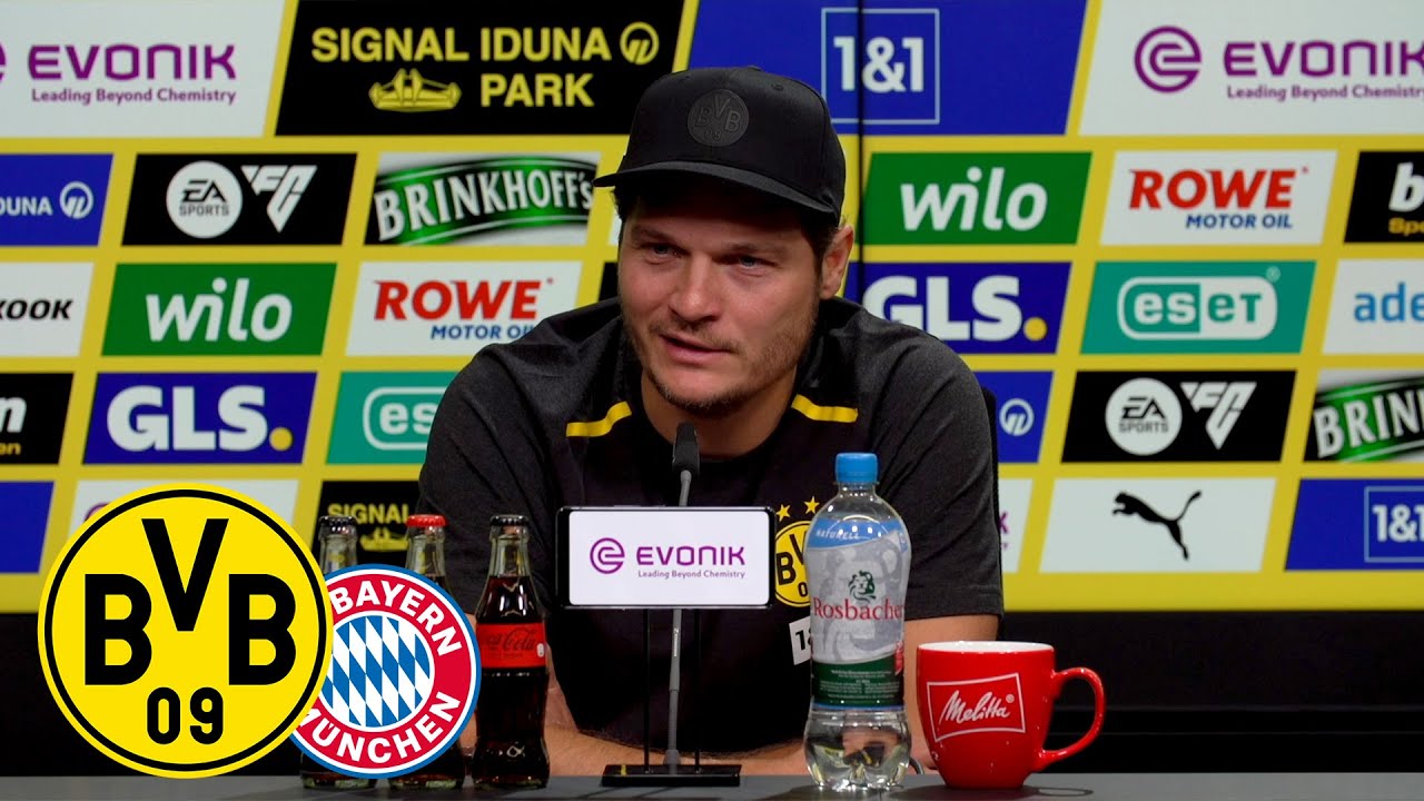 „Es wird morgen extrem laut sein!“ | PK mit Edin Terzic | BVB - Bayern ...