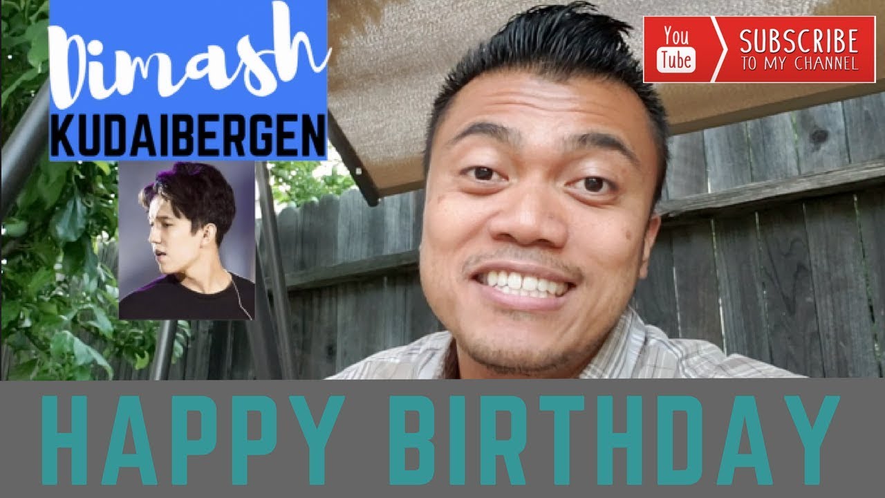 DIMASH KUDAIBERGEN - Birthday Greetings from Bruddah Sam - YouTube
