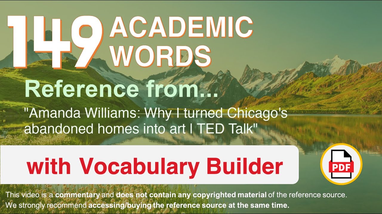 149 Academic Words Ref from "Amanda Williams: Why I turned Chicago's ...