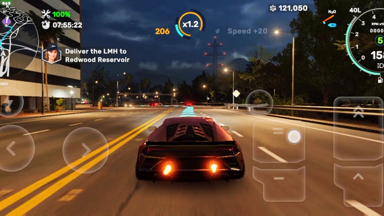 Lamborghini Driving in Night City, CarX Street, Perfect Driving. - YouTube