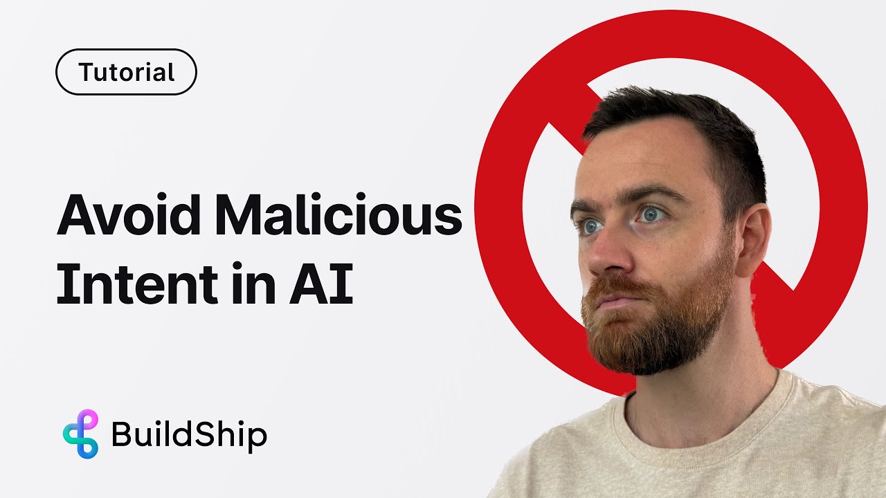 Avoid Malicious Intent In Your AI Powered Apps - YouTube