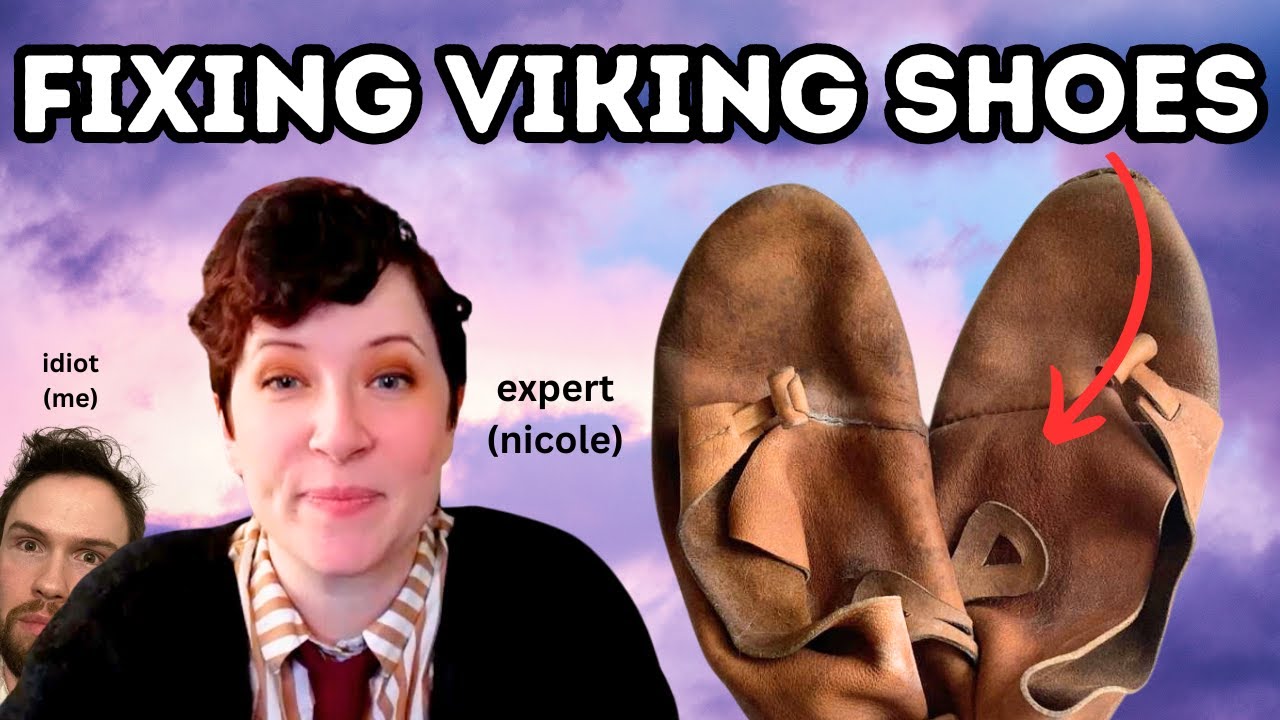 Repairing Viking Shoes with Nicole Rudolph - YouTube