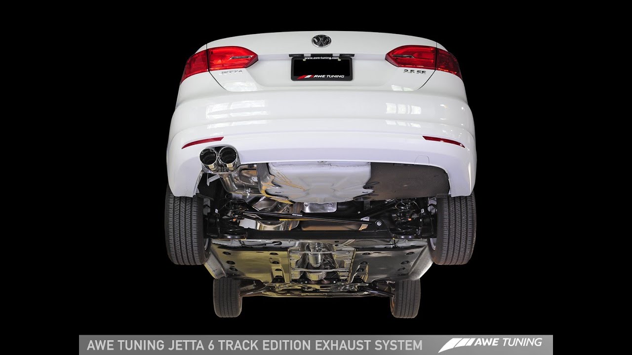 AWE Tuning MK6 VW Jetta 2.5L Track Edition Exhaust - YouTube