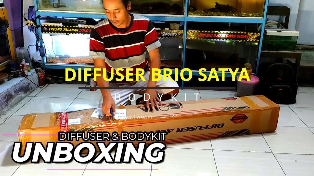 Unboxing Diffuser Dan Bodykit Brio Satya, Urbanite - YouTube