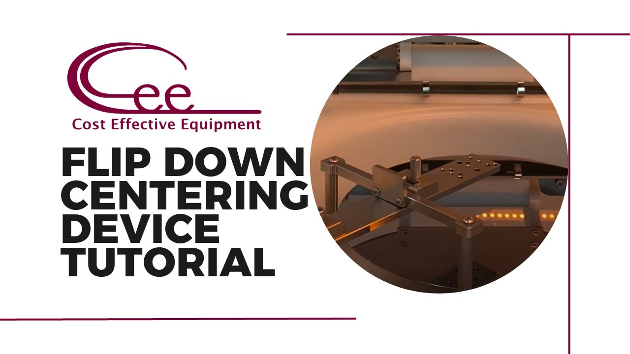 Flip Down Centering Device | Tutorial - YouTube