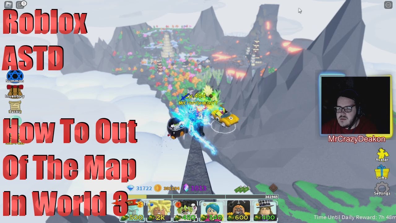 Roblox ASTD How To Out Of The Map In World 3 - YouTube