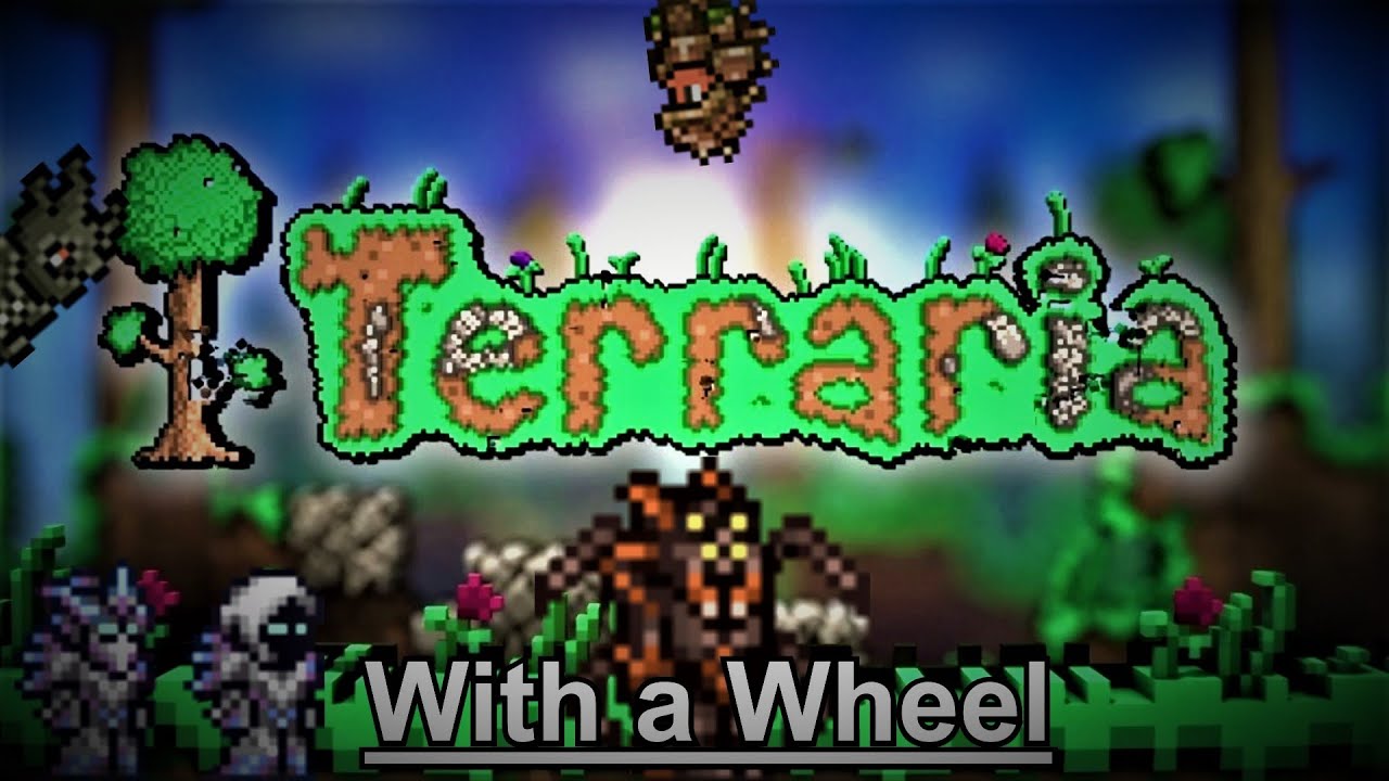 Terraria MasterMode w/ a Wheel - YouTube
