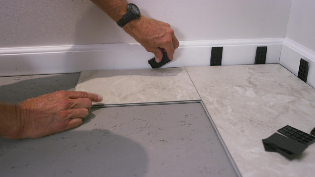 How to Install Vinyl Tile Flooring | How to Install Flooring - YouTube