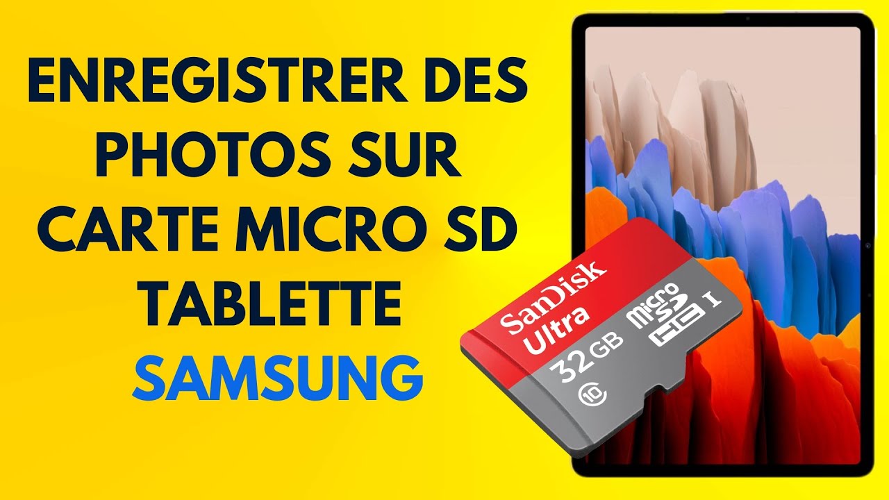 Comment faire pour que les photos , vidéos s'enregistrent directement sur la carte Micro SD ...