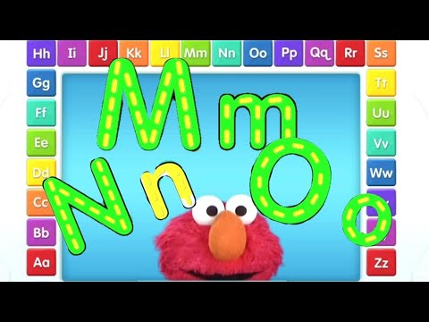 Elmo Alphabets Letters M to O Learning - YouTube