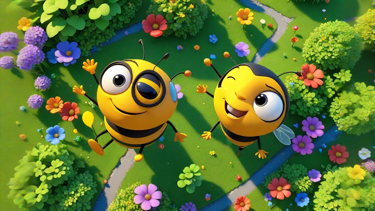 Six Busy Bees Count to Ten + More Nursery Rhymes & Kids Songs - YouTube