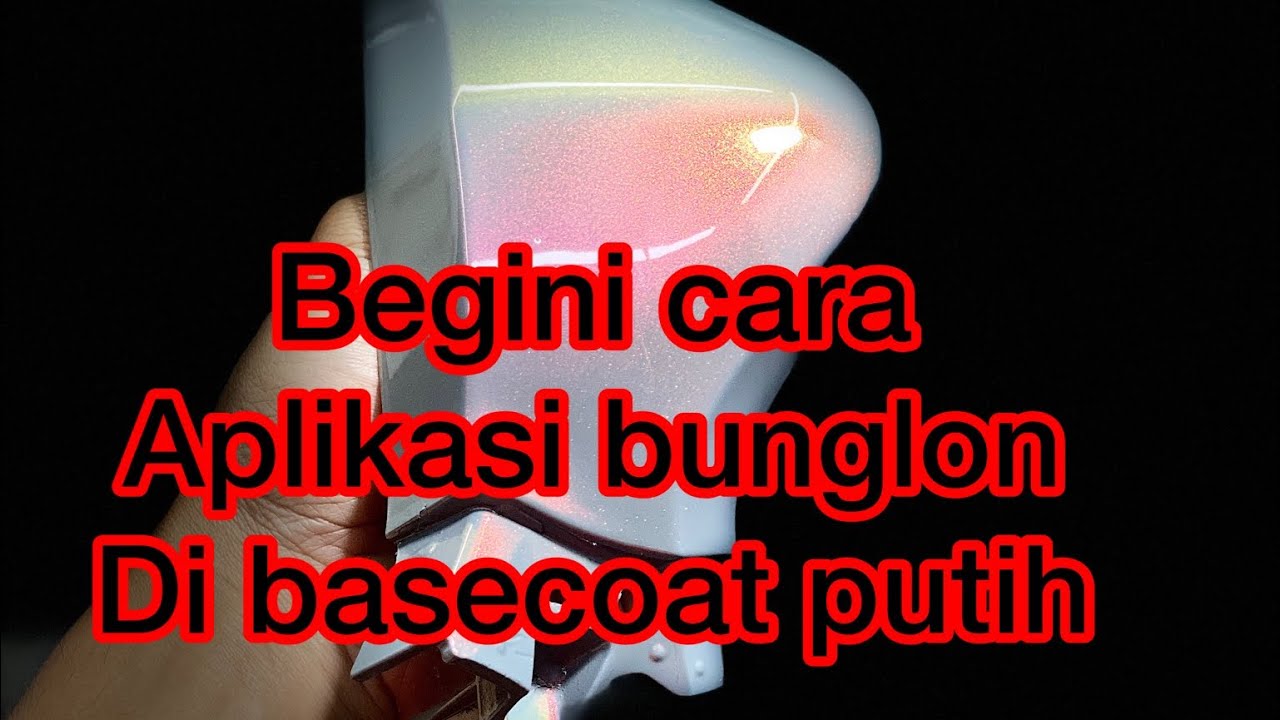 Cara aplikasi bunglon di base coat putih dan tips ngirit bahan ala ...