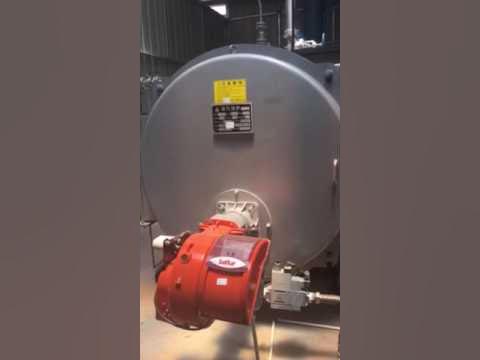 WNS2-1.25-YQ oil gas fired steam boiler installation with PLC panel - YouTube