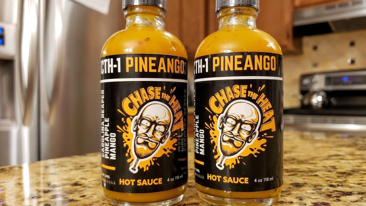Chase The Heat Hot Sauce CTH 1 "Pineango" Carolina Reaper Pineapple ...