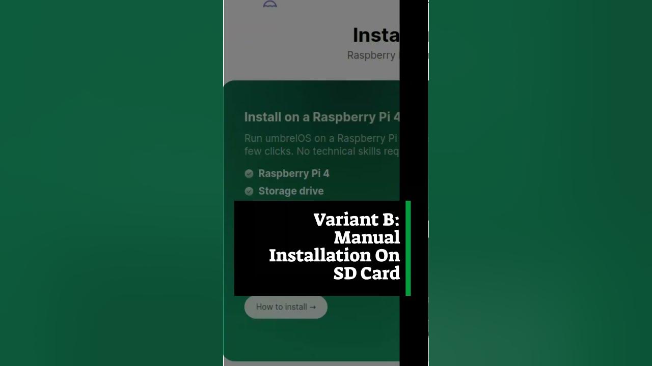 Step 1: Download Raspberry Pi OS and install on SDcard - YouTube