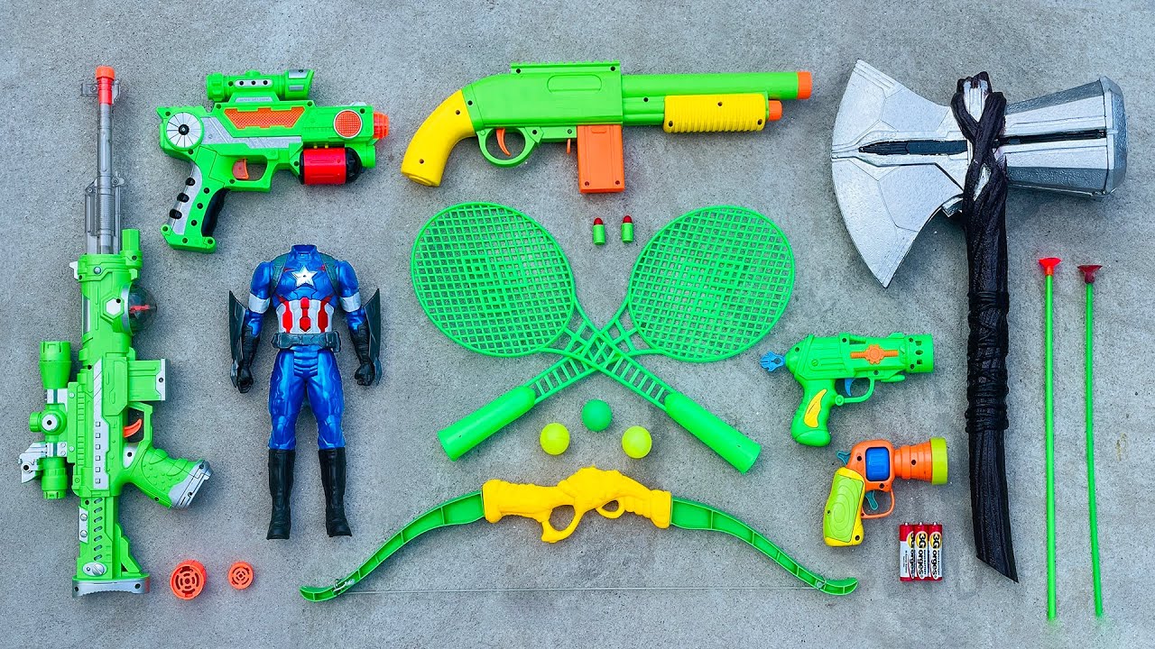 New M249 Assault Rifle with Captain America Guns & Equipment, Storm ...