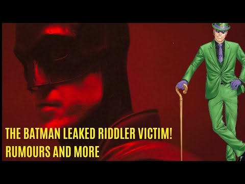 RIDDLER Victim Leaks & Batman Suit Closer Details - YouTube
