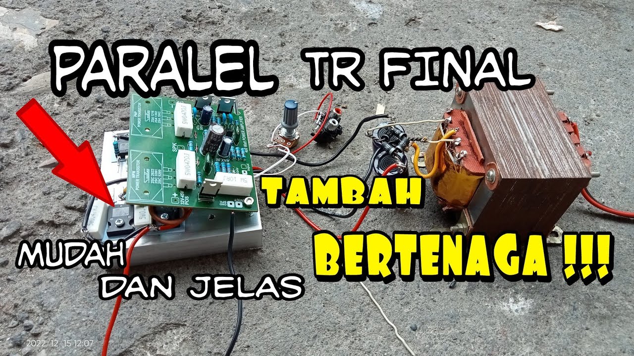 CARA MENAMBAHKAN TRANSISTOR FINAL TIP 3055 DAN 2955 PADA POWER SANKEN ...