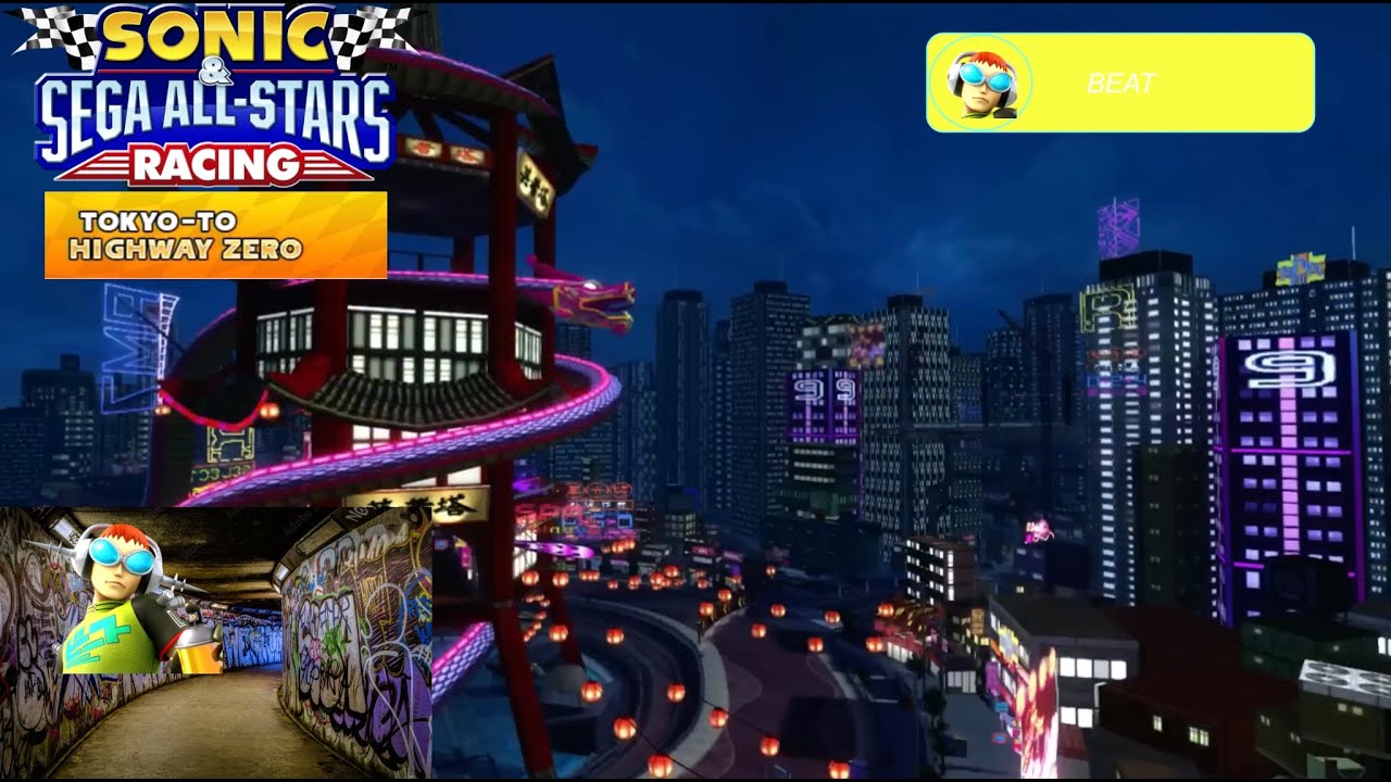 Sonic & SEGA All Stars Racing (Wii) Highway Zero (Beat) - YouTube
