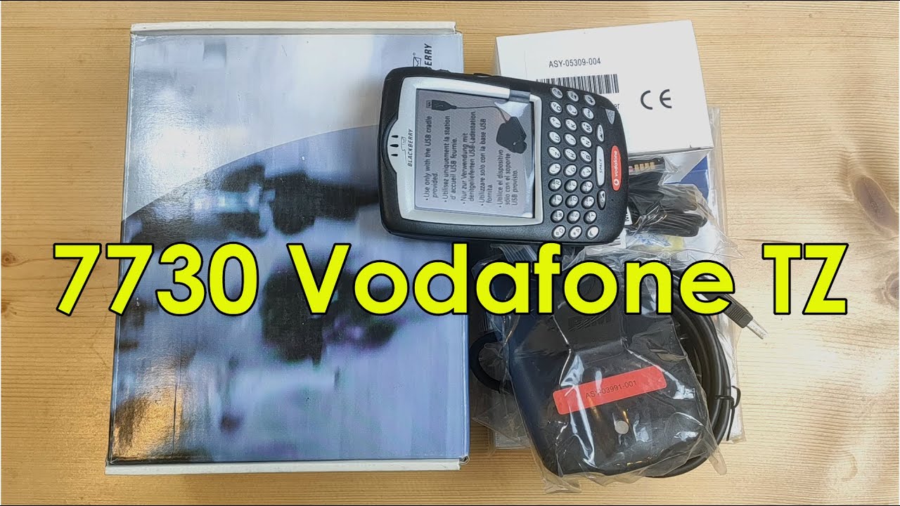 Vintage Collection - Blackberry 7730 Vodafone QWERTZ version - New in ...