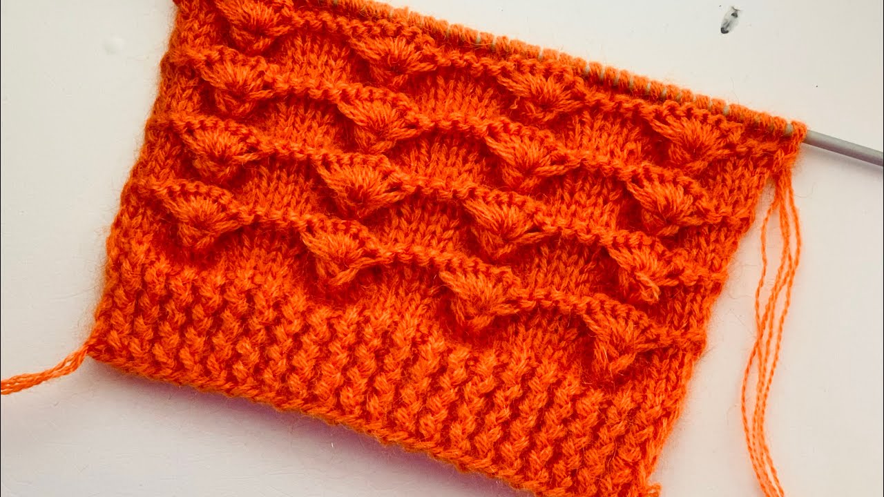 Very Very Easy Knittjng Stitch - YouTube