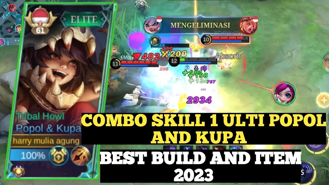 TIPS AND TRICK POPOL FT KUPA - MOBILE LEGENDS INDONESIA - YouTube