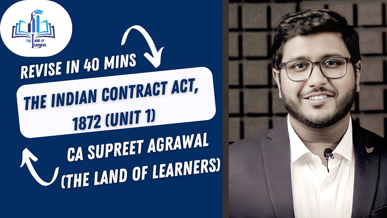 30 40 Marks The Indian Contract Act Unit 1 CA Foundation Business 30-40-marks-the-indian-contract-act-unit-1-ca-foundation-business