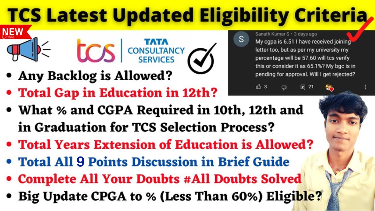 Latest TCS Updated Eligibility Criteria 2025 | TCS Selection Process ...