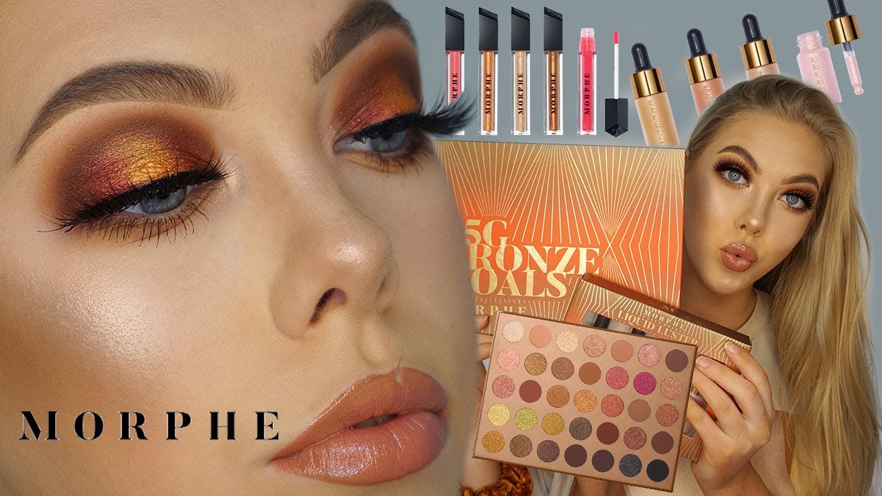 MORPHE 35G PALETTE & BRONZE GLOW COLLECTION UNBOXING / REVIEW ...