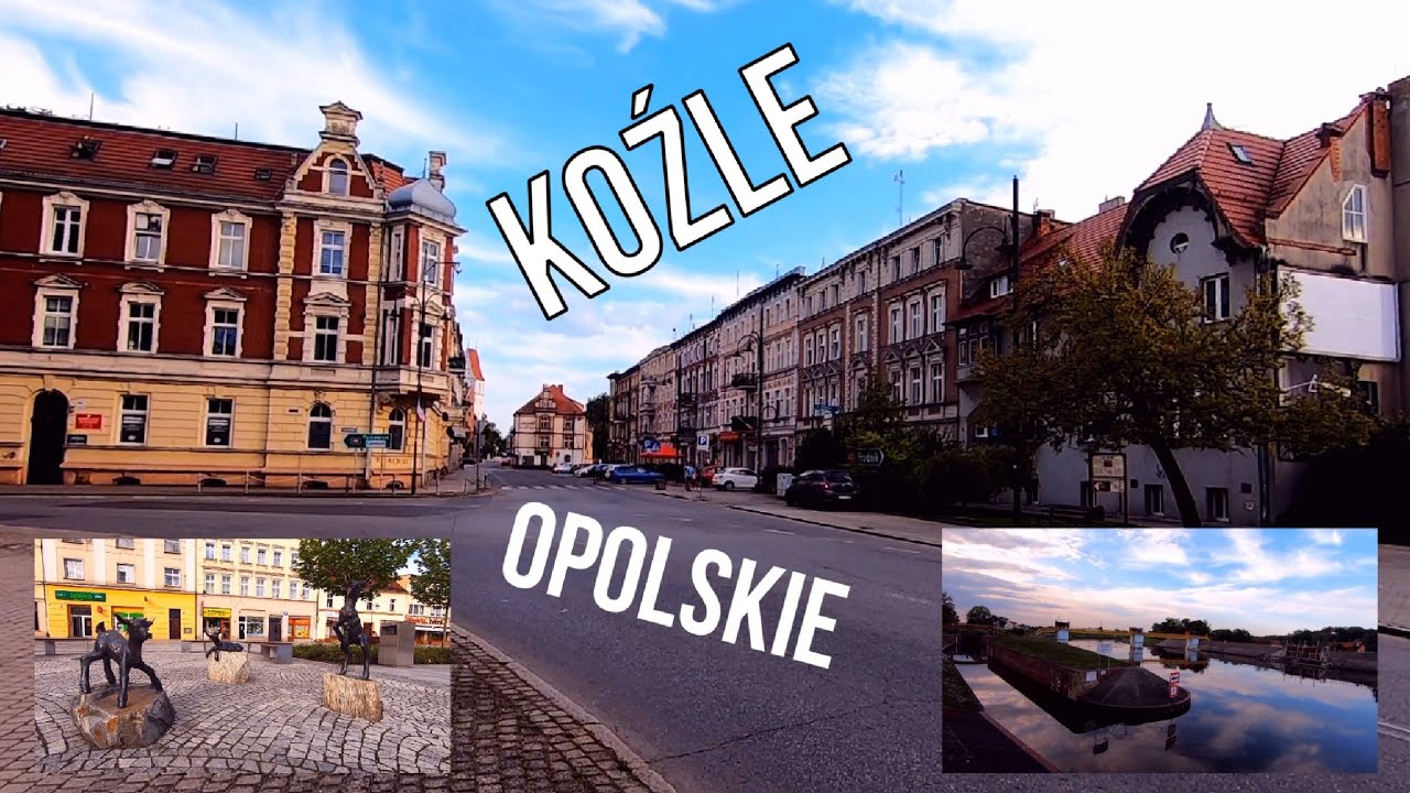 🇵🇱 Koźle maj 2024 | Rynek | Promenada nad Odrą | Śluza Koźle | Opolskie ...