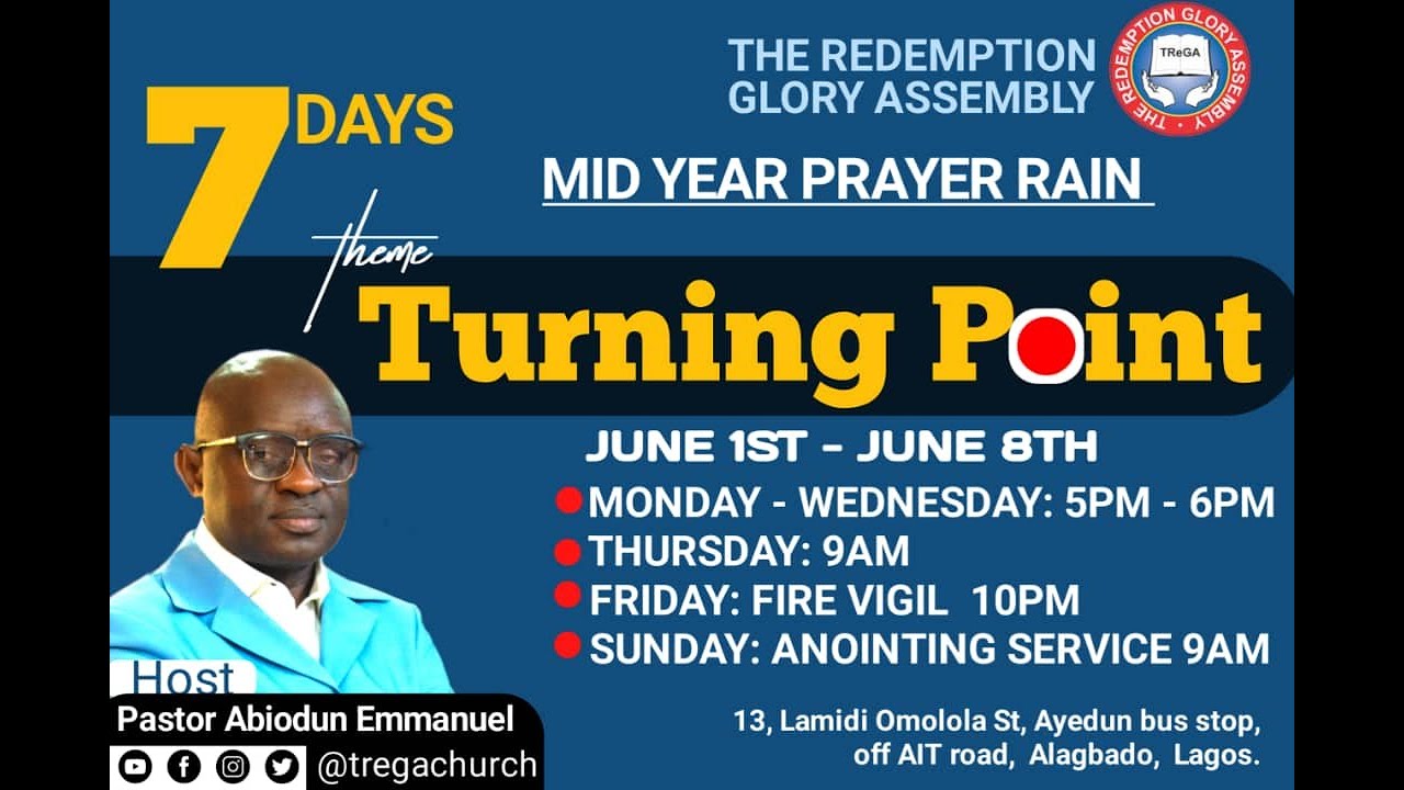 TURNING POINT || MID YEAR PRAYER RAIN || DAY 3 || FASTING & PRAYER ...