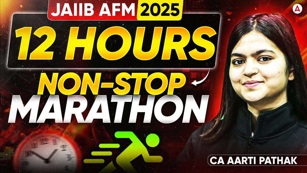 JAIIB AFM 2025 | 12 Hours Special Marathon English Medium | Part 1 | By ...