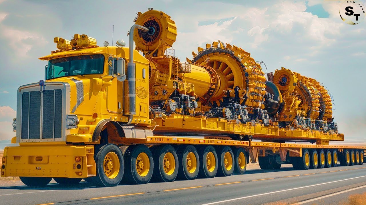 Extreme Dangerous Transport Skill Operations Oversize Truck, Biggest ...